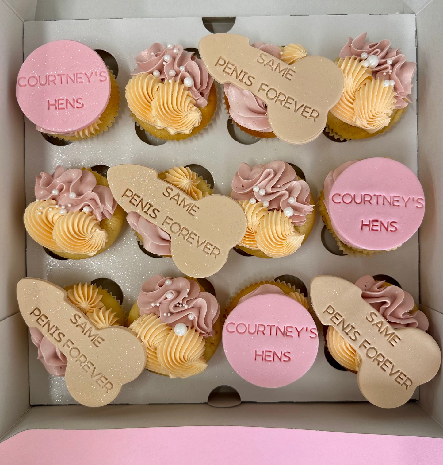 Hens Willy Cupcakes (12 per box) – Whip Cakes